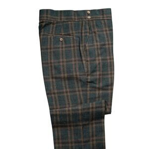 Chiragh Apparel | Pants | Mens 32 Gurkha Pants Green Brown Plaid Wool ...